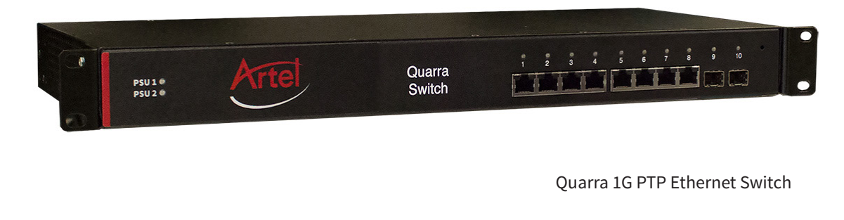 Quarra 1G PTP Switch Rack Mount - PROBroadcast ApS